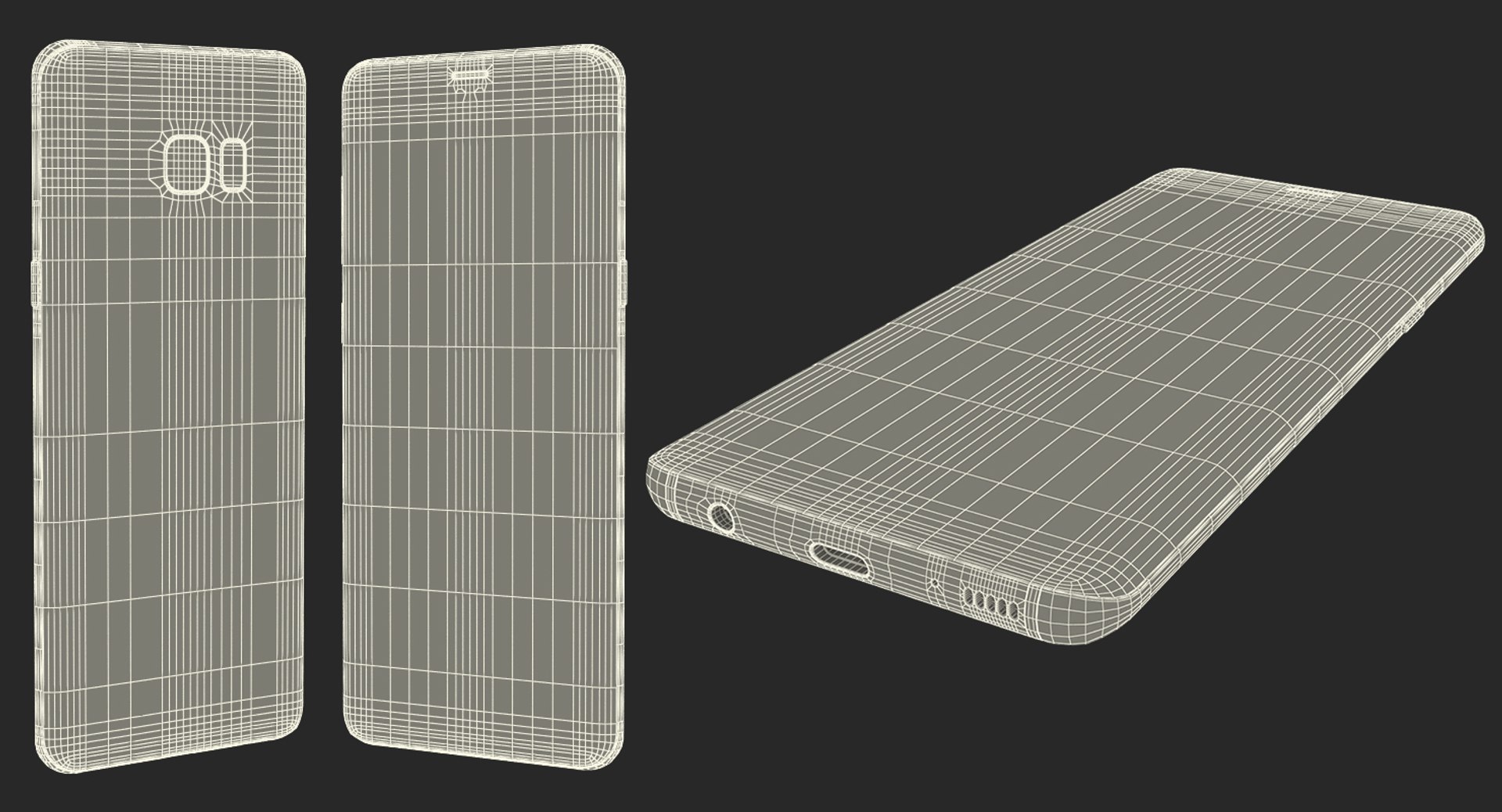 Samsung cellphones 3D model - TurboSquid 1236500