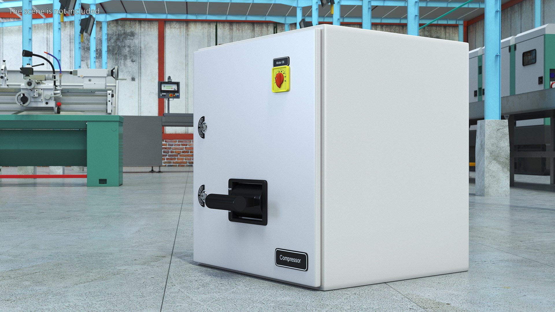 Industrial Compressor Control Unit 3D Model - TurboSquid 2241544