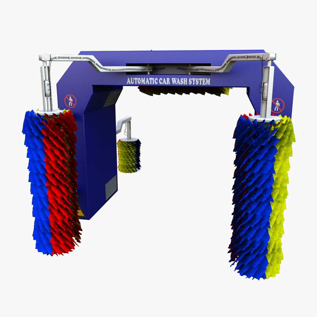3ds max automatic car wash