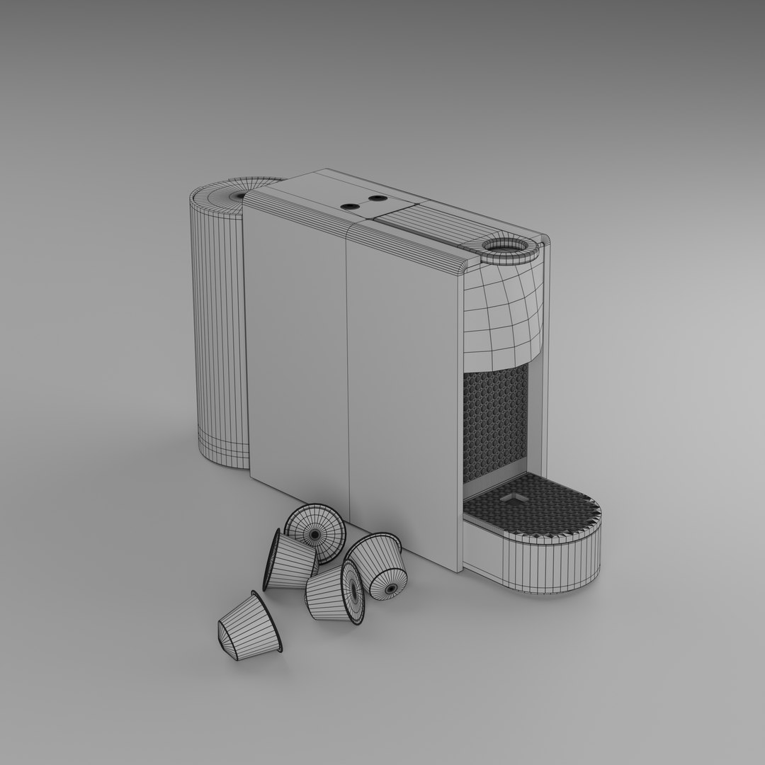 3D Model Nespresso Essenza Mini Coffee Machine - TurboSquid 1914680