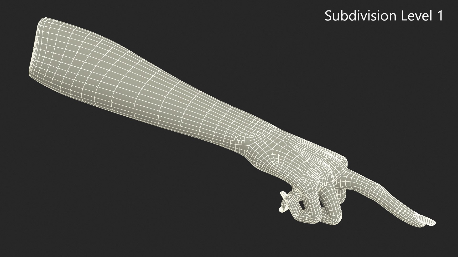 3D Model Hand Of Dark Skinned Woman Middle Finger Sign - TurboSquid 2193407