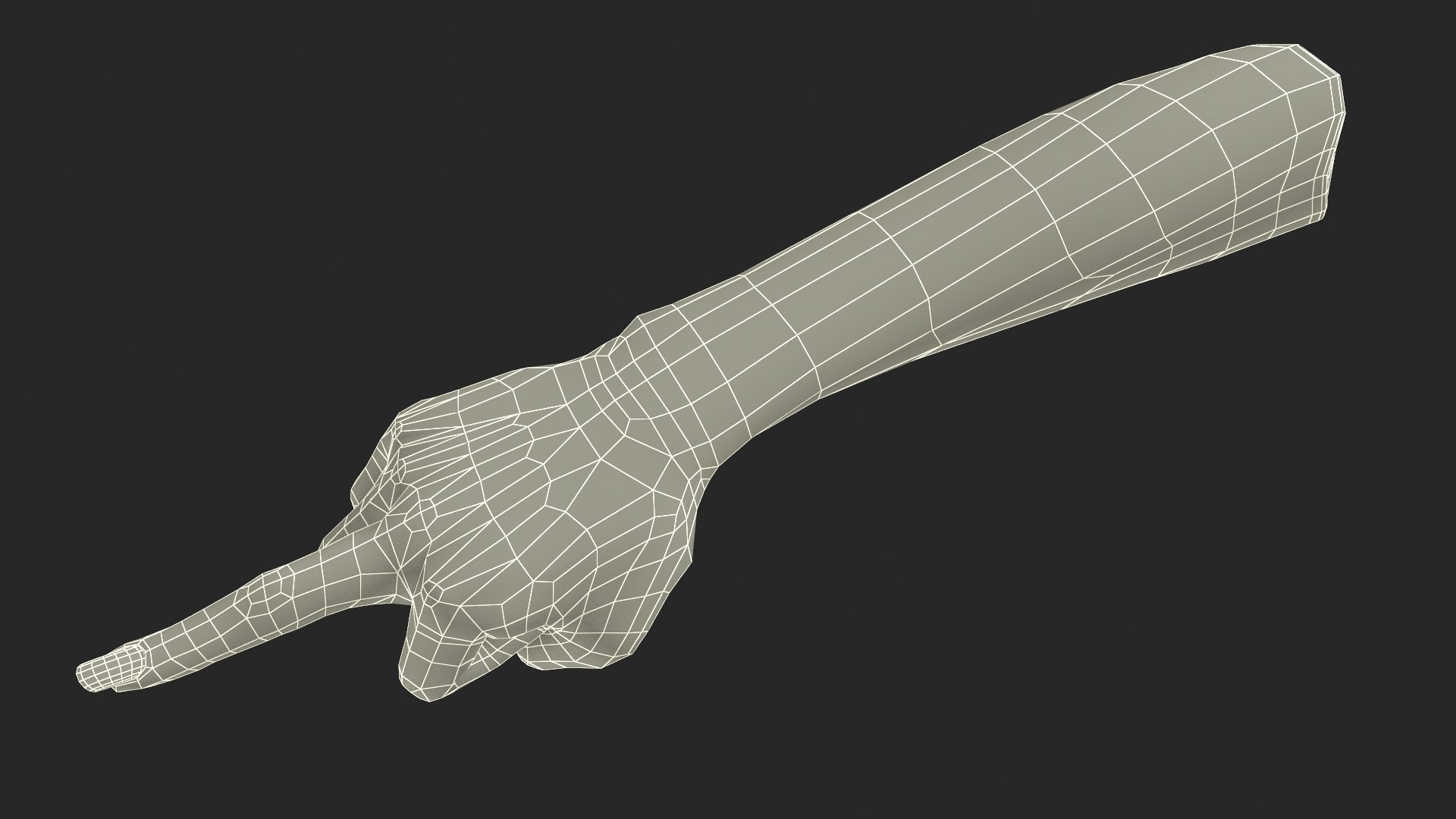 3D Model Hand Of Dark Skinned Woman Middle Finger Sign - TurboSquid 2193407