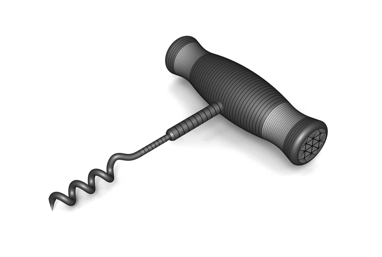 3D corkscrew screw cork model - TurboSquid 1480339
