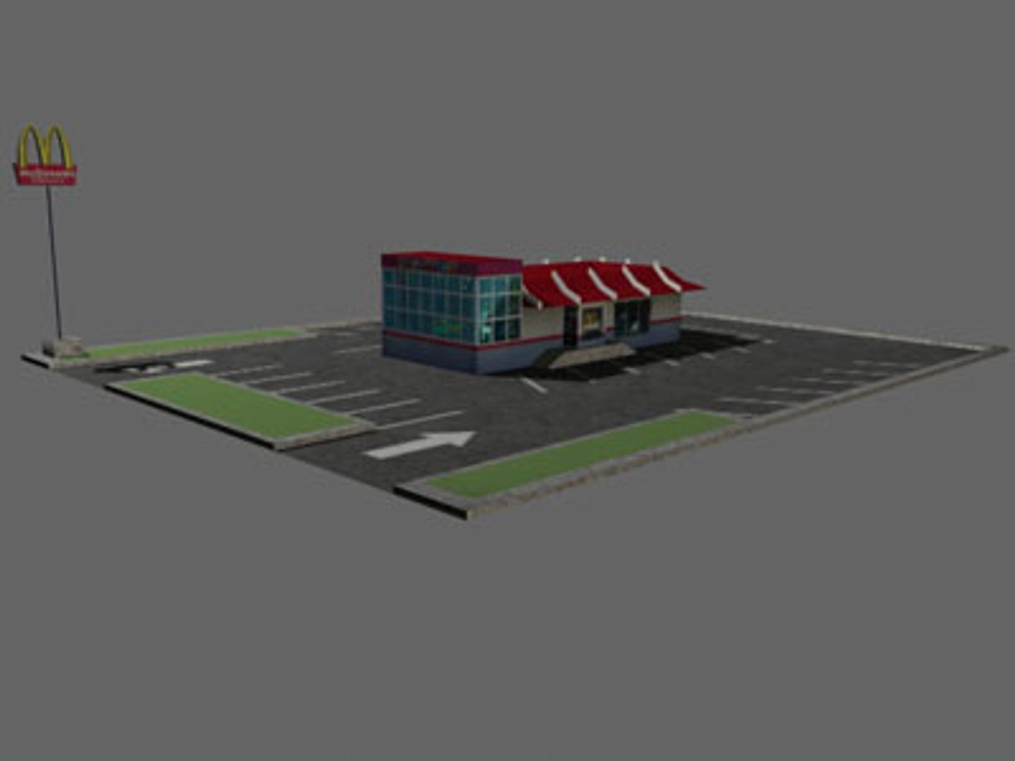 Building Mcdonalds 3d Model