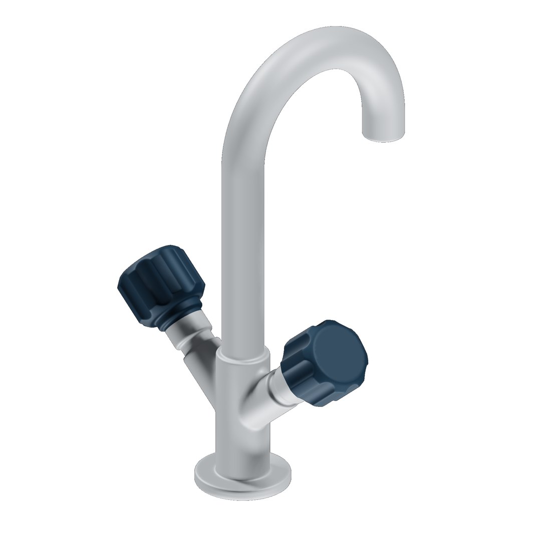 PVC Mixer Tap 3D - TurboSquid 2143809