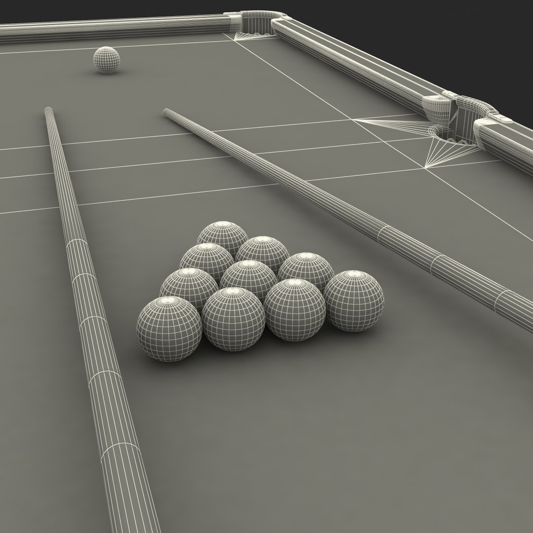 Snooker Table Powerglide Executive 3d Model
