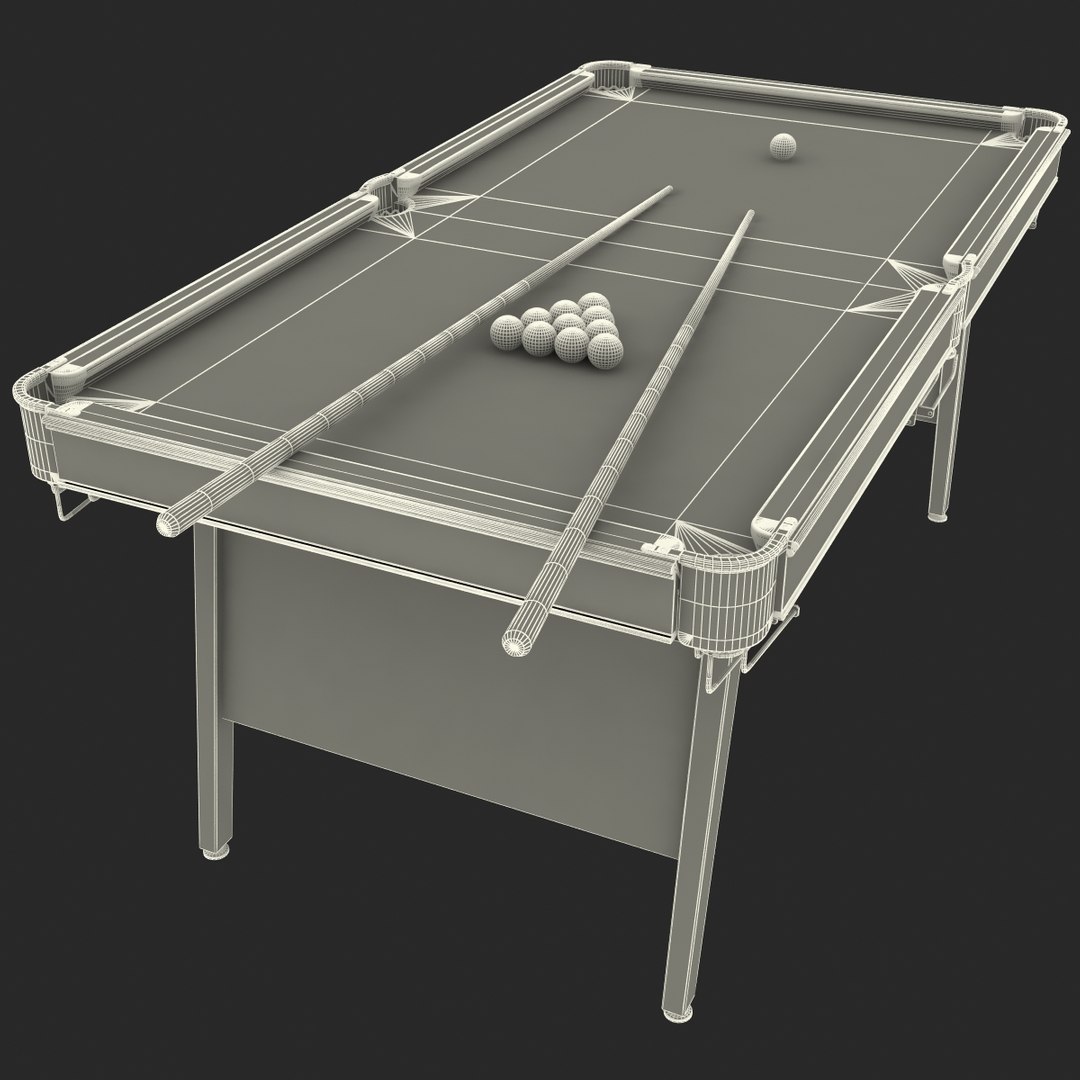 Snooker Table Powerglide Executive 3d Model