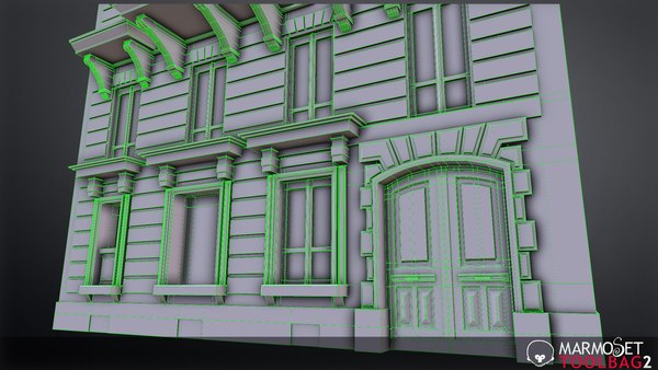 parisian building obj