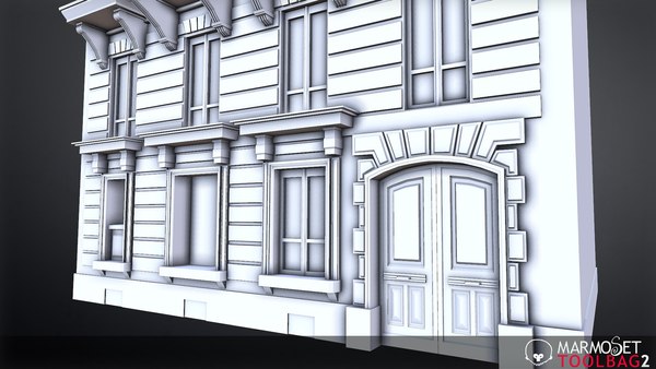 parisian building obj