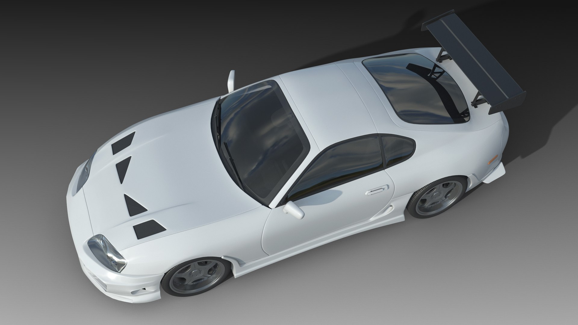 Modified Toyota Supra Model - TurboSquid 1878622