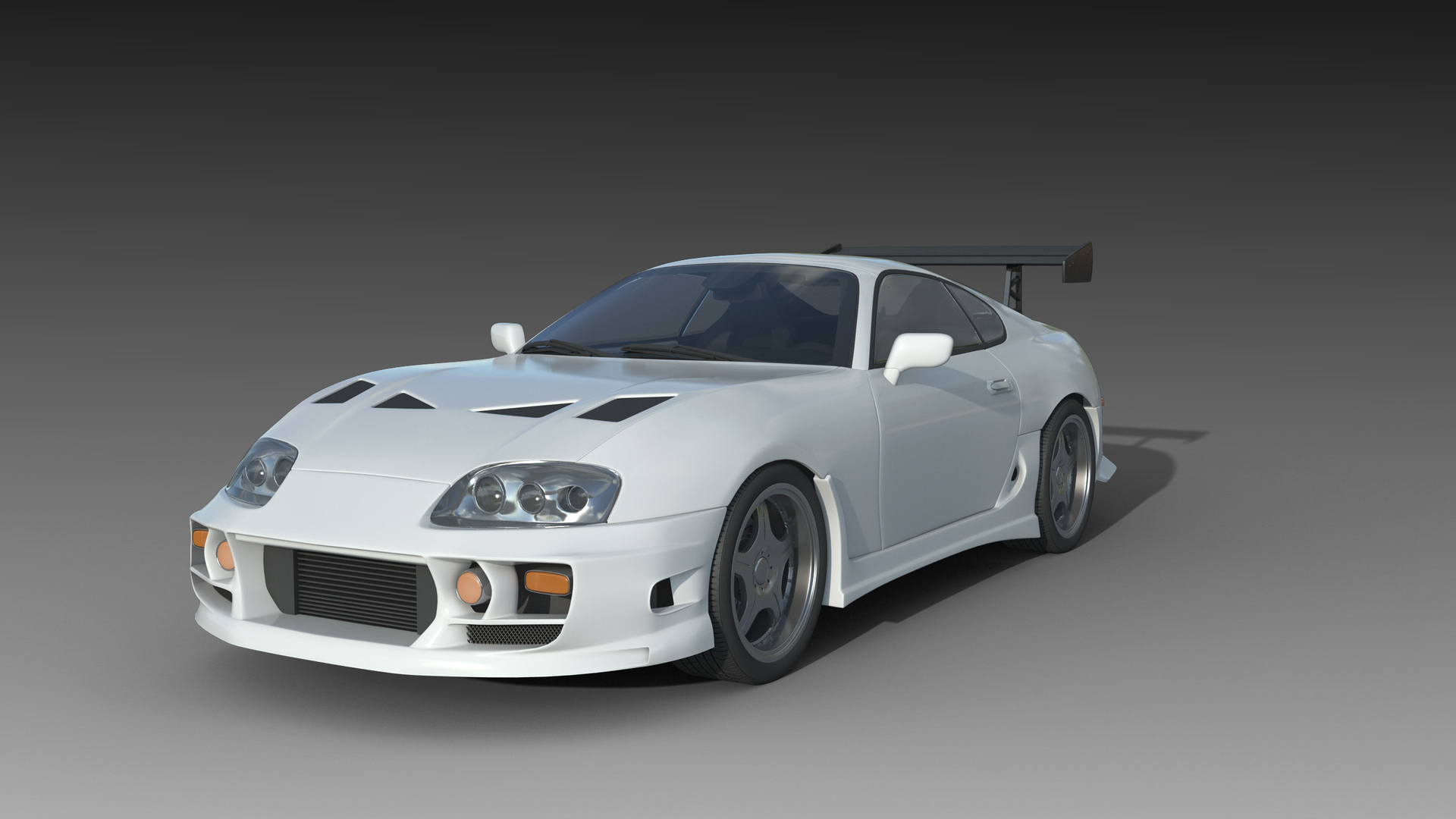 Modified Toyota Supra Model - TurboSquid 1878622
