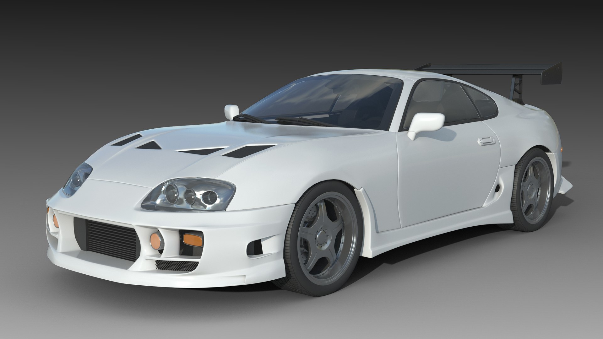 Modified Toyota Supra Model - TurboSquid 1878622