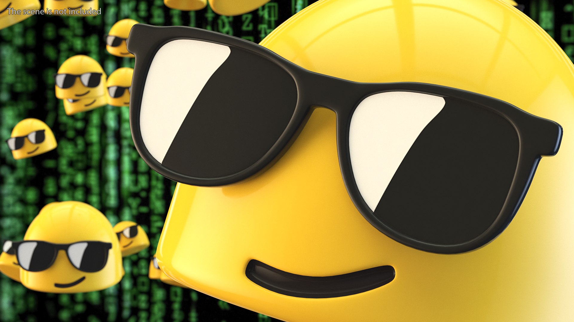 Smiling Face with Sunglasses Android Emoji 3D model - TurboSquid 1823763