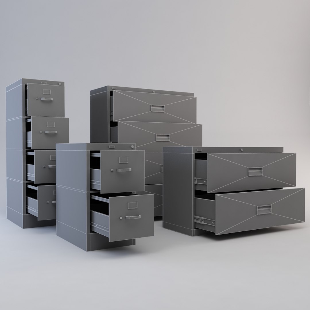 3d Max File Cabinet