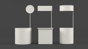Free 3D Exhibition Booth Models - Available For Download On TurboSquid