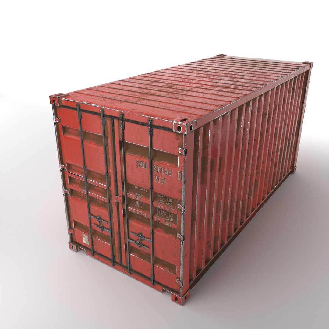 3D Shipping Containers-20ft And 40 Ft High Cube Model - TurboSquid 1920804