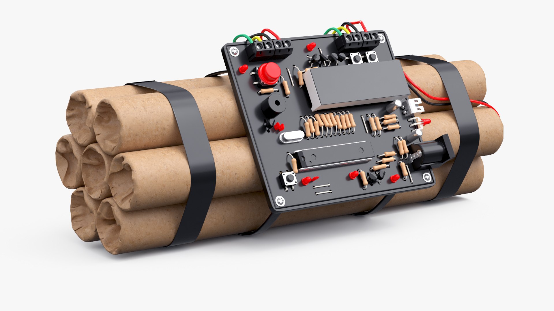 3D Bomb Time - TurboSquid 2088002