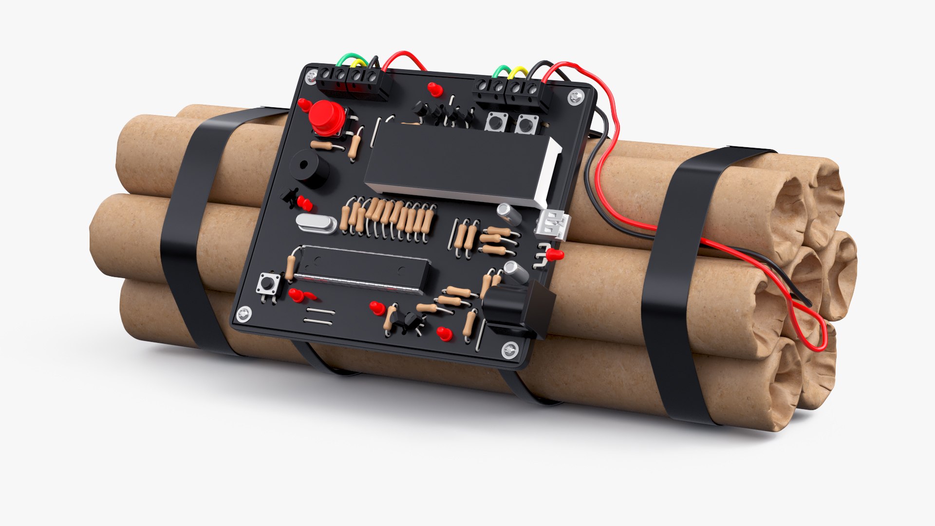3D Bomb Time - TurboSquid 2088002