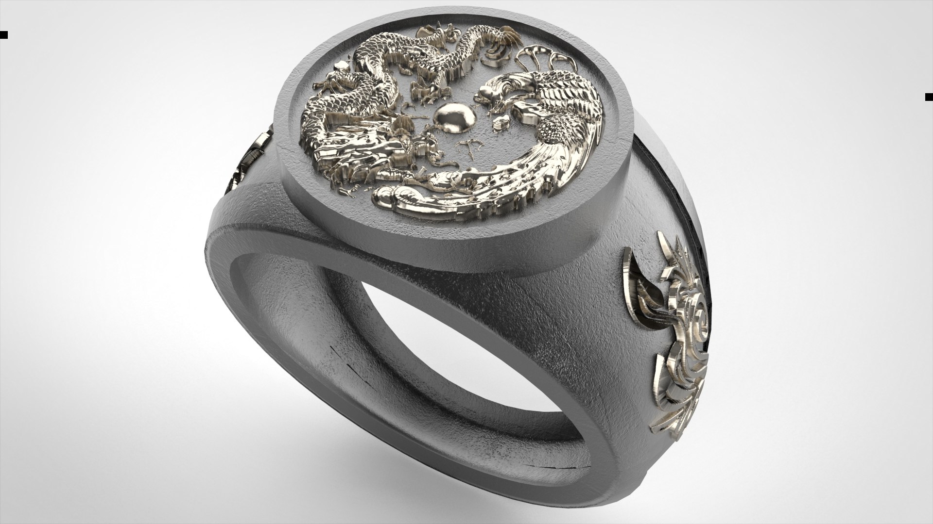 Dragon Men Ring 3D Model - TurboSquid 1544863