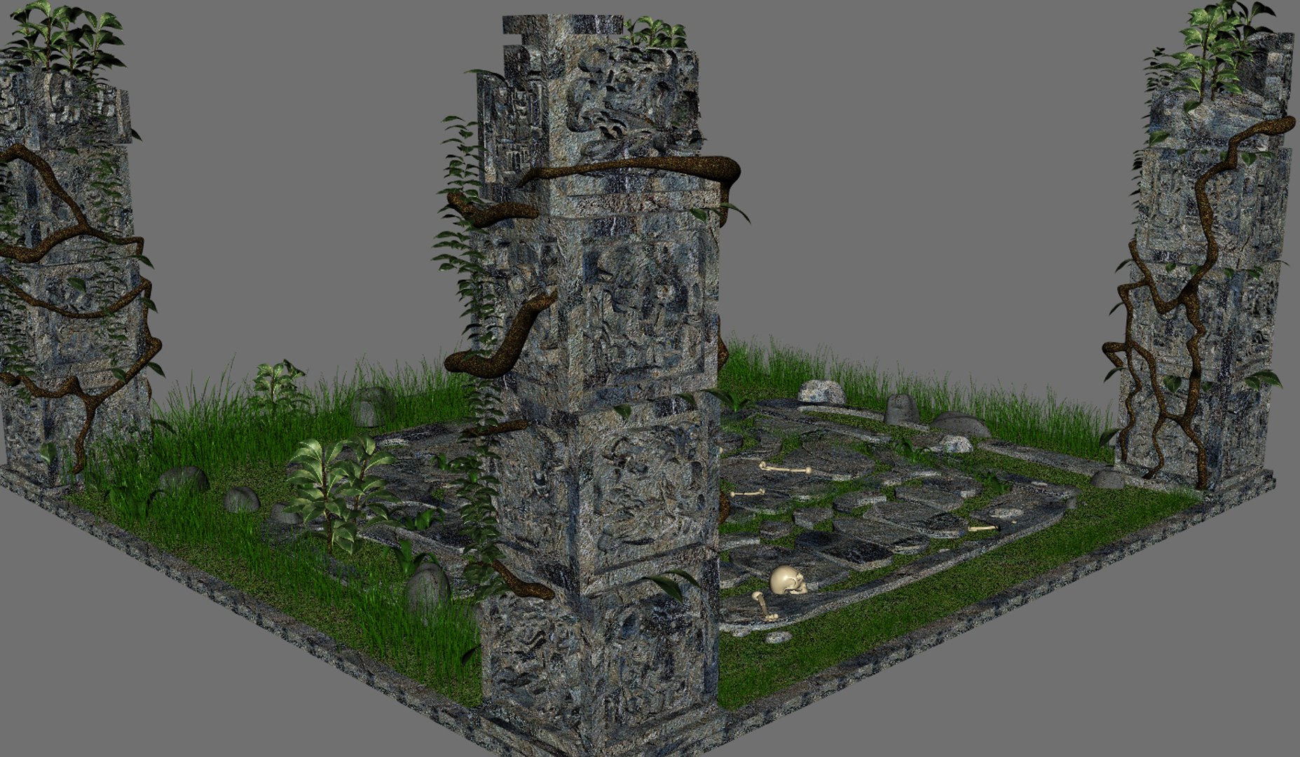 Floor aztec 3D model - TurboSquid 1183969