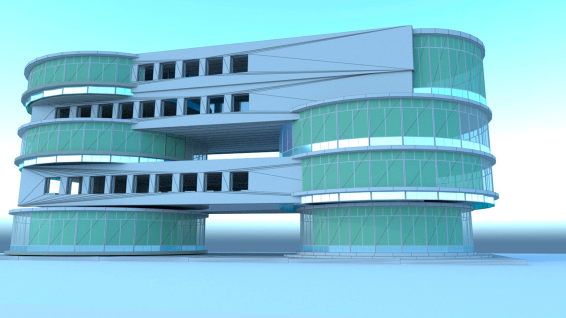 Building Public Universities School 3D Model - TurboSquid 1451902