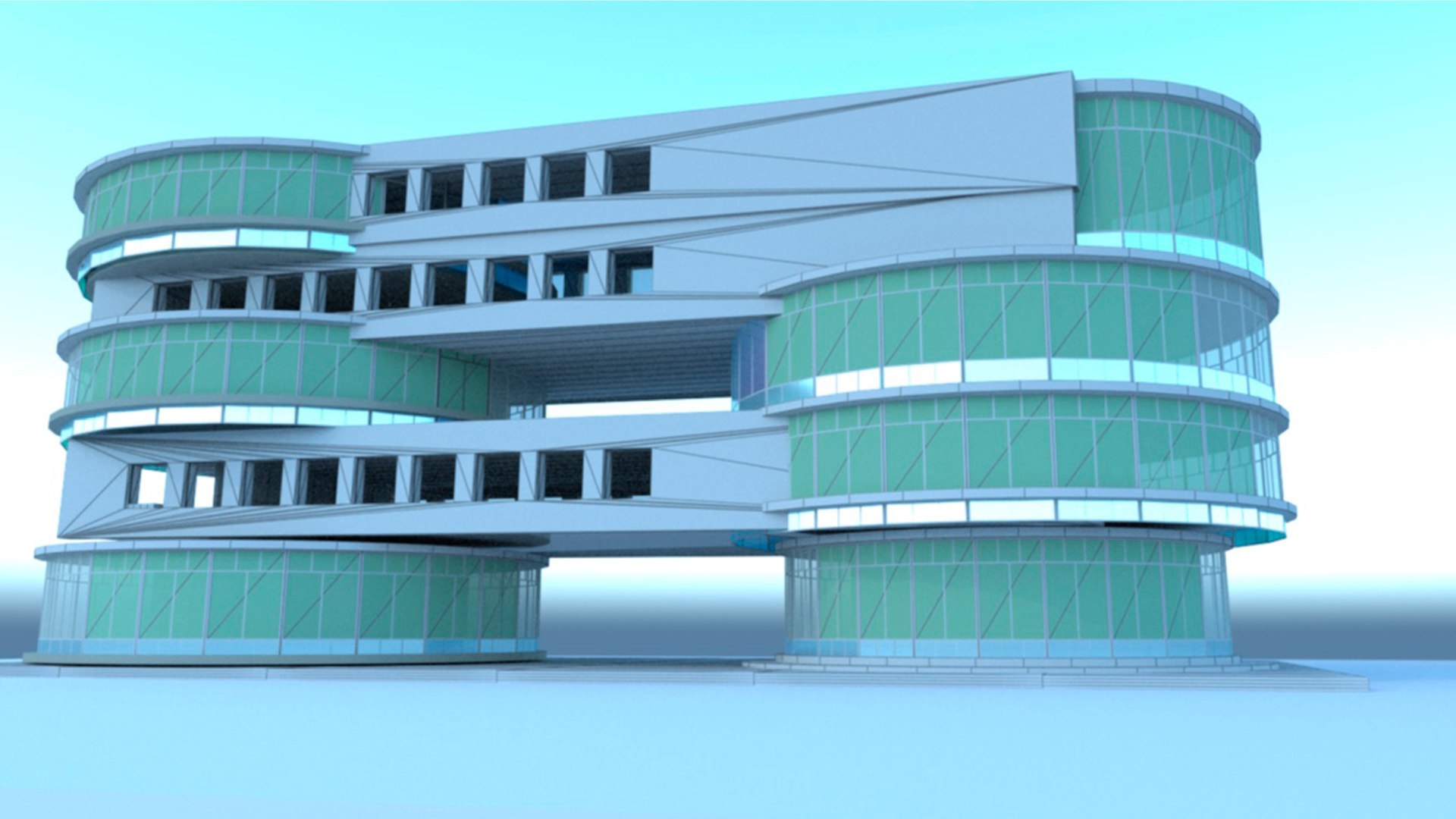 Building Public Universities School 3D Model - TurboSquid 1451902