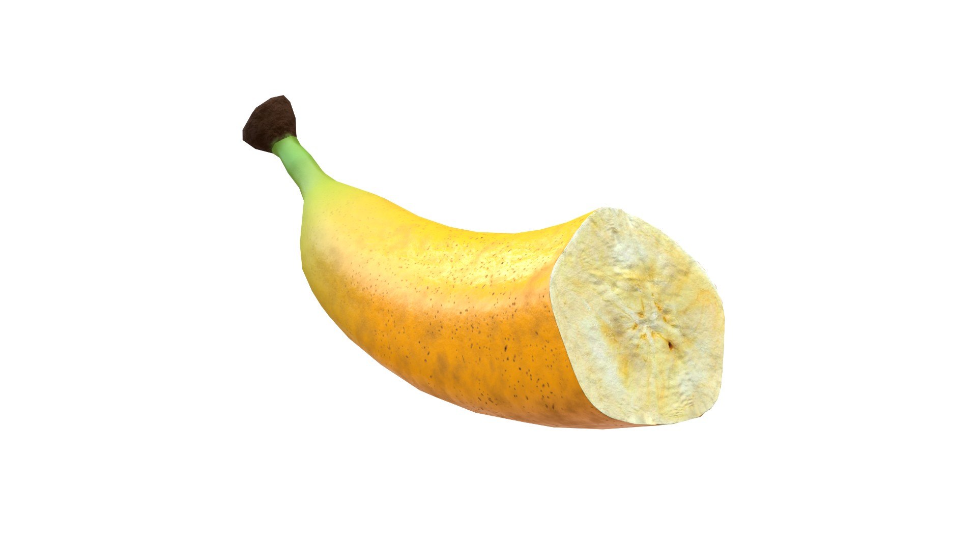 3D Set Of Low Poly Bananas Model - TurboSquid 2078761