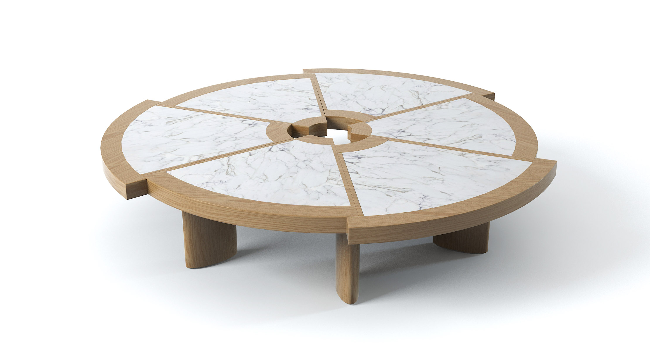 3d cassina rio table model