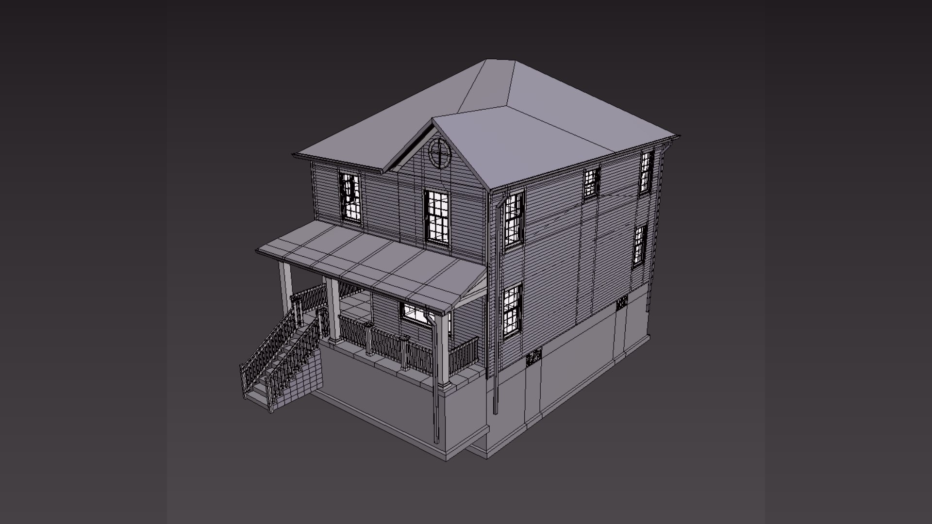 3D Model Suburban Subdivision Residential Home - TurboSquid 2200687