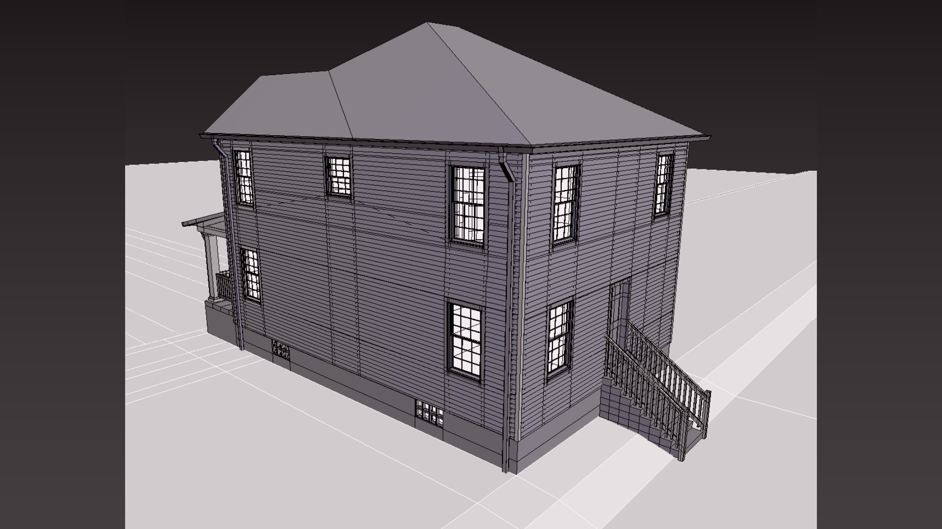 3D Model Suburban Subdivision Residential Home - TurboSquid 2200687
