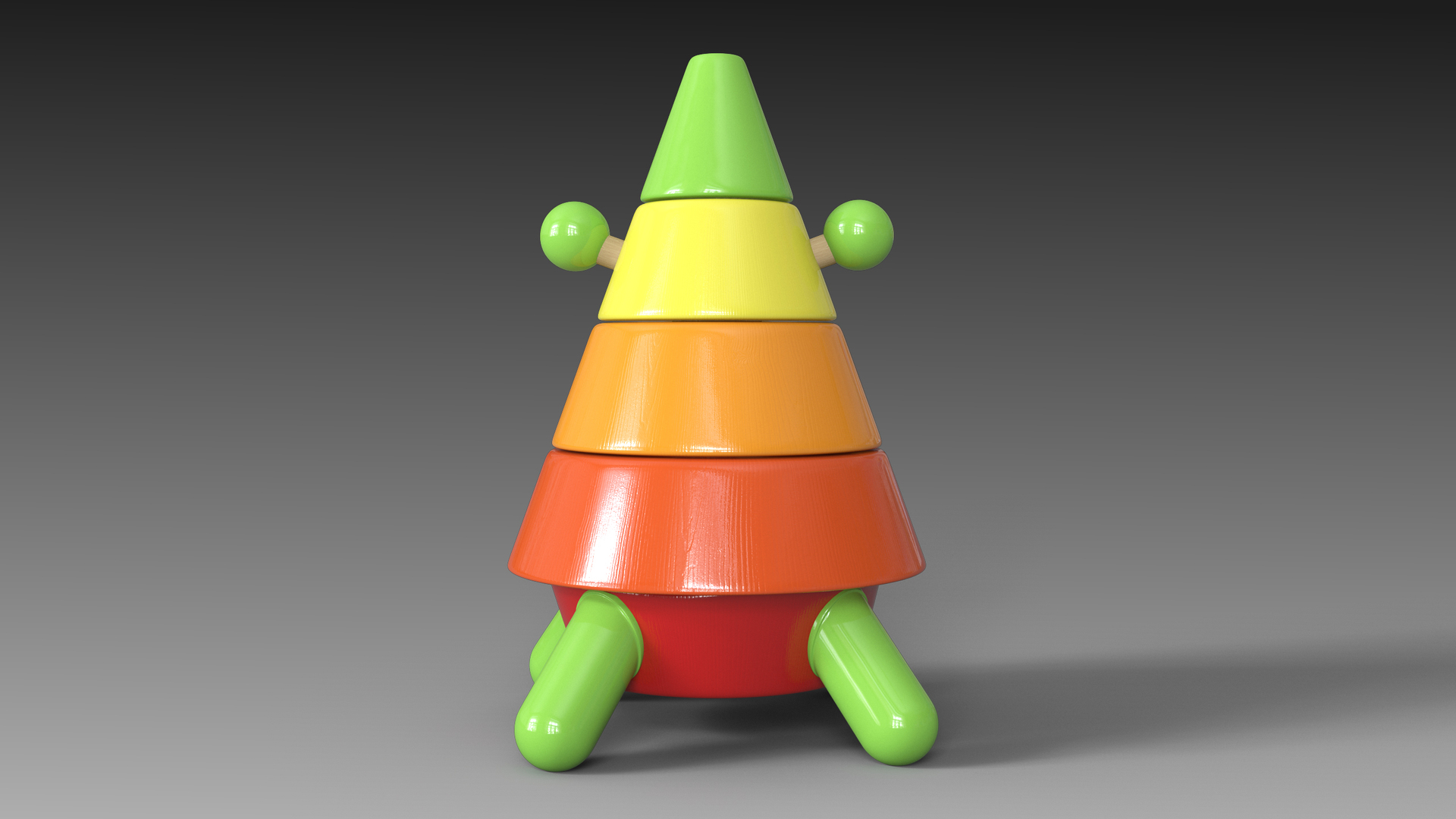 Toy Rocket Pyramid 3D - TurboSquid 1879039