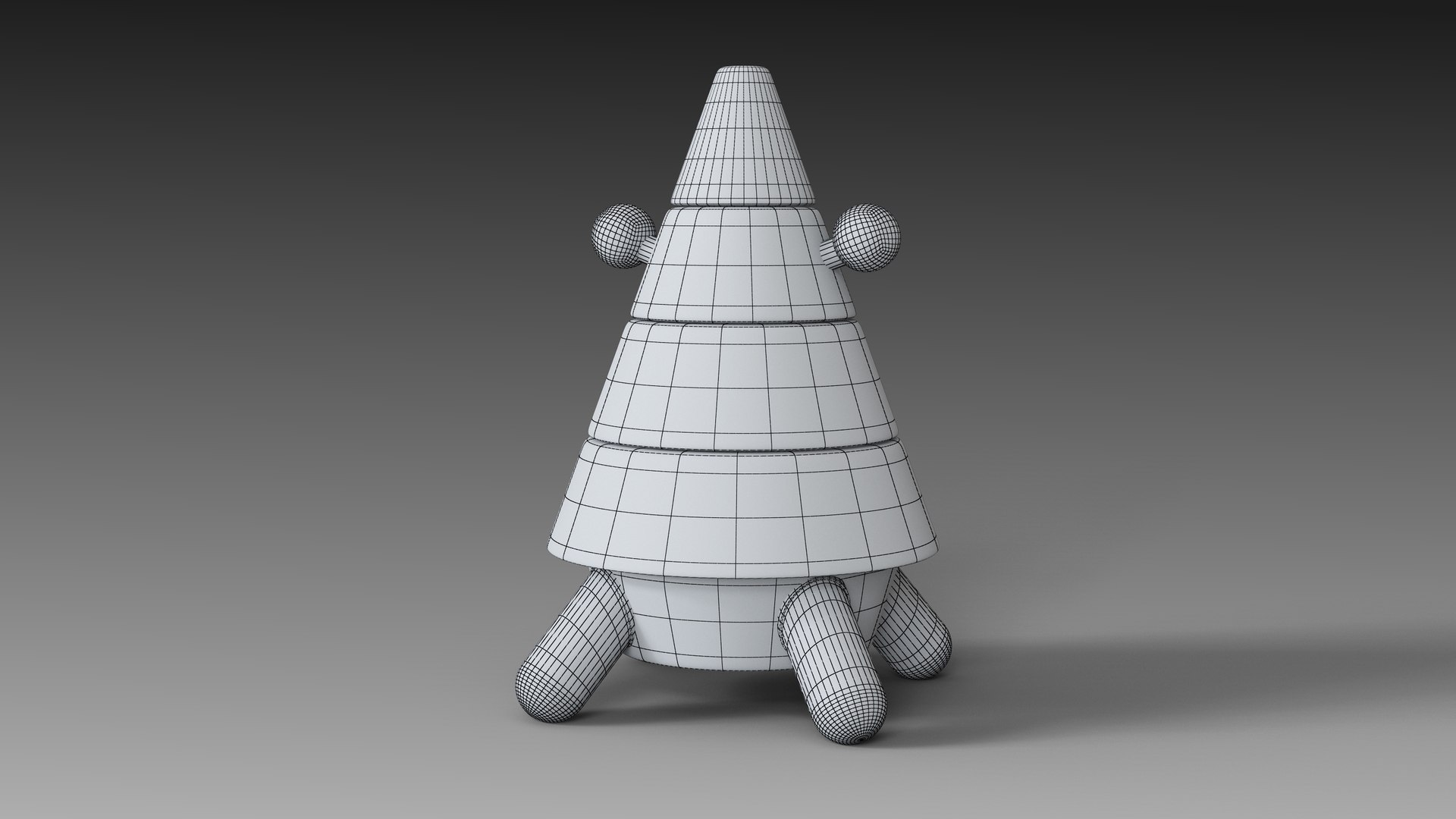 Toy Rocket Pyramid 3D - TurboSquid 1879039