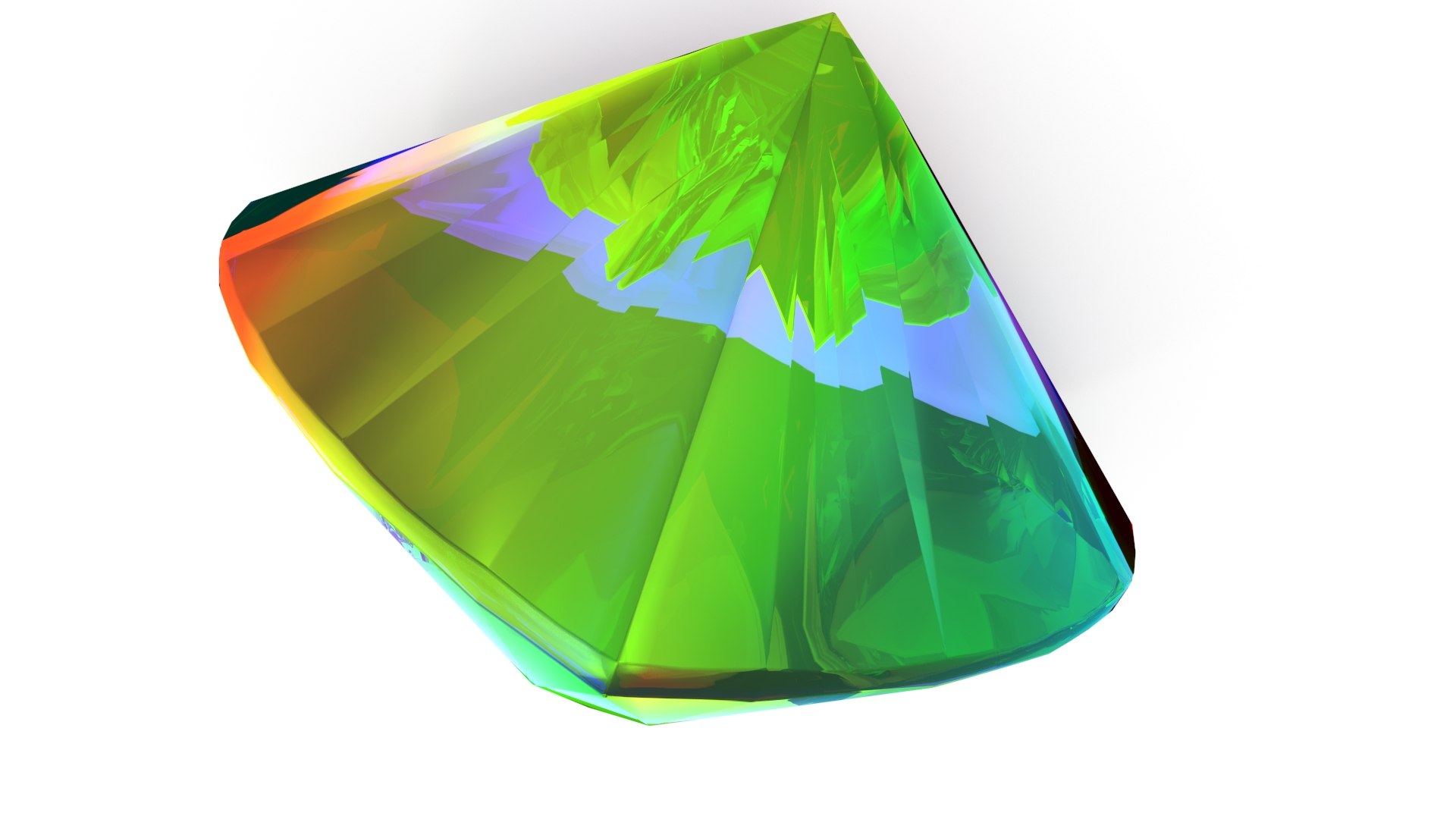 3D model Heart Shape Mystic Topaz - TurboSquid 1883498
