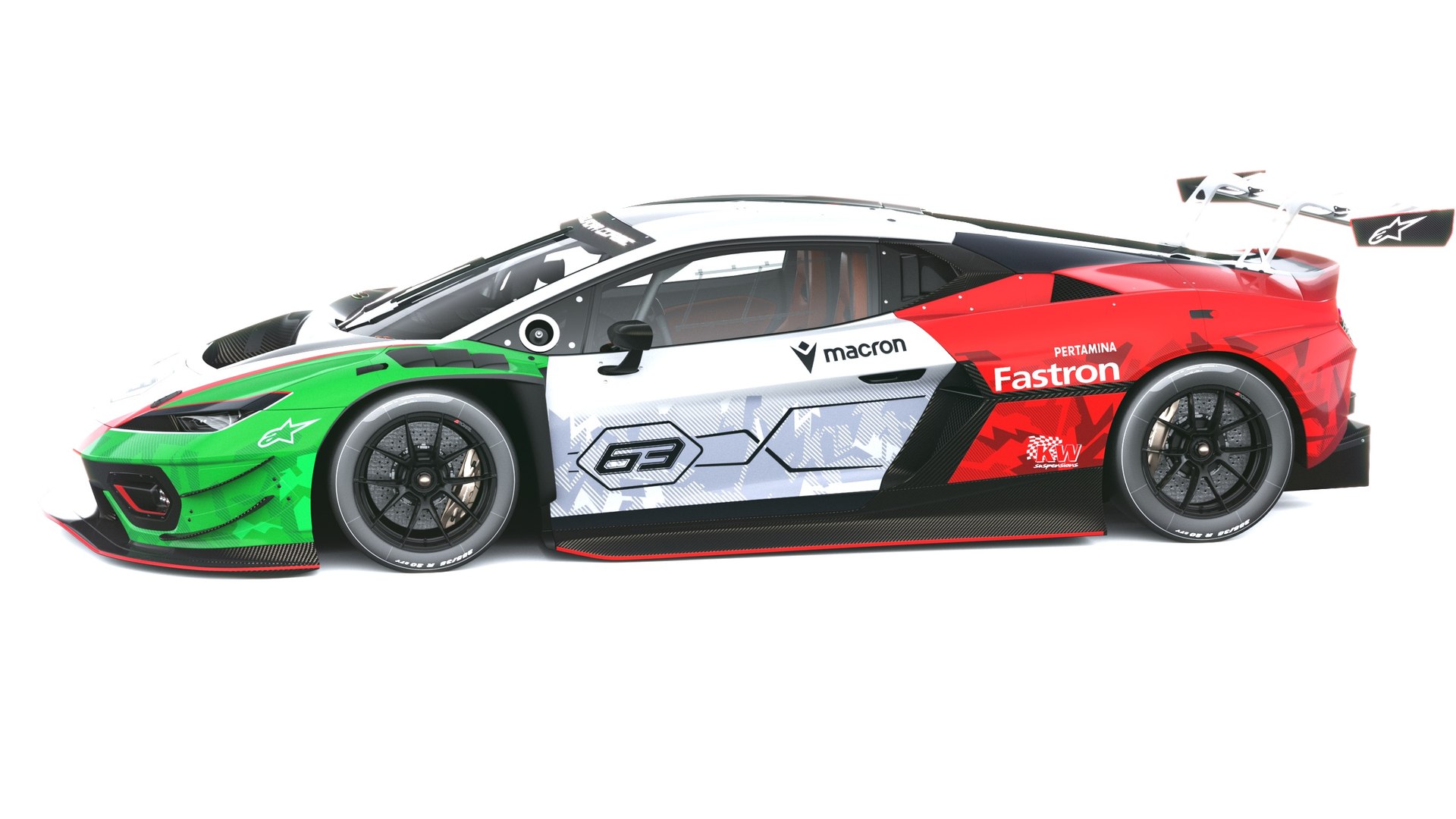 Lamborghini Temerario GT3 2026 3D Model - TurboSquid 2516823
