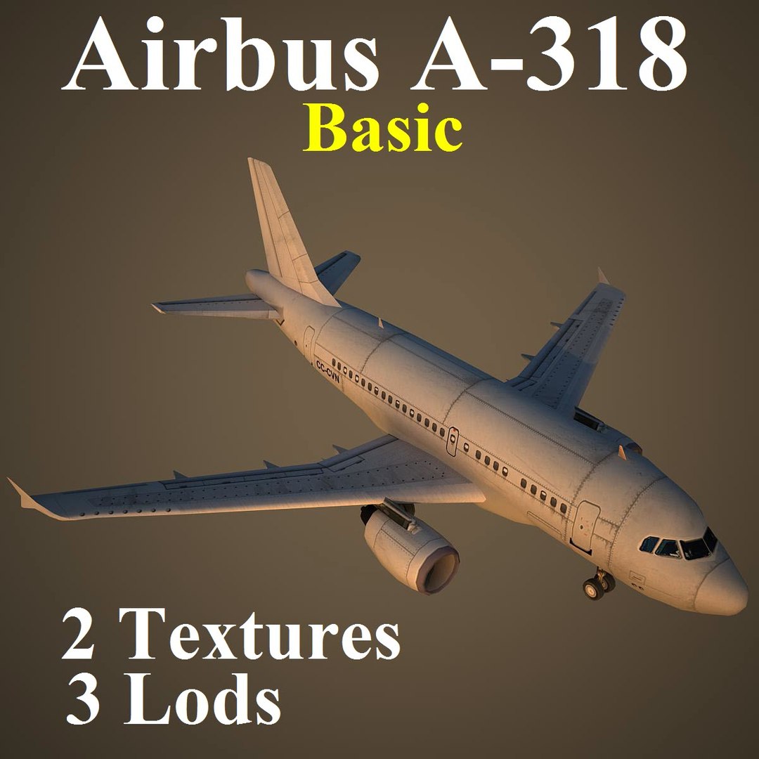 Airbus Basic 3d Max