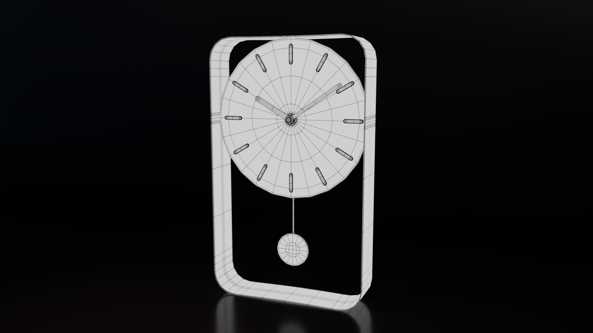 Free Wall Clock 3D Model - TurboSquid 2334679