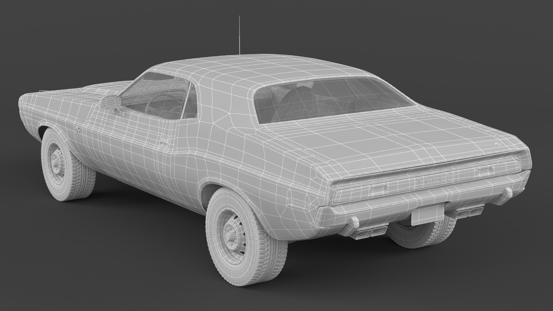 Dodge Challenger Model - TurboSquid 2058282