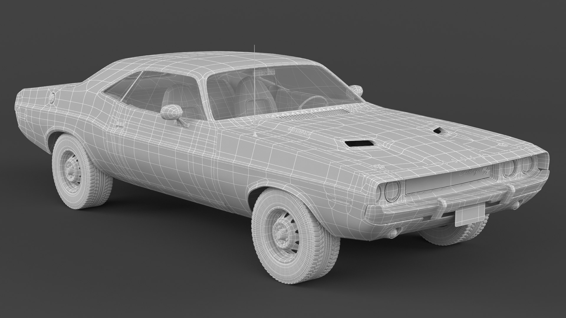 Dodge Challenger Model - TurboSquid 2058282