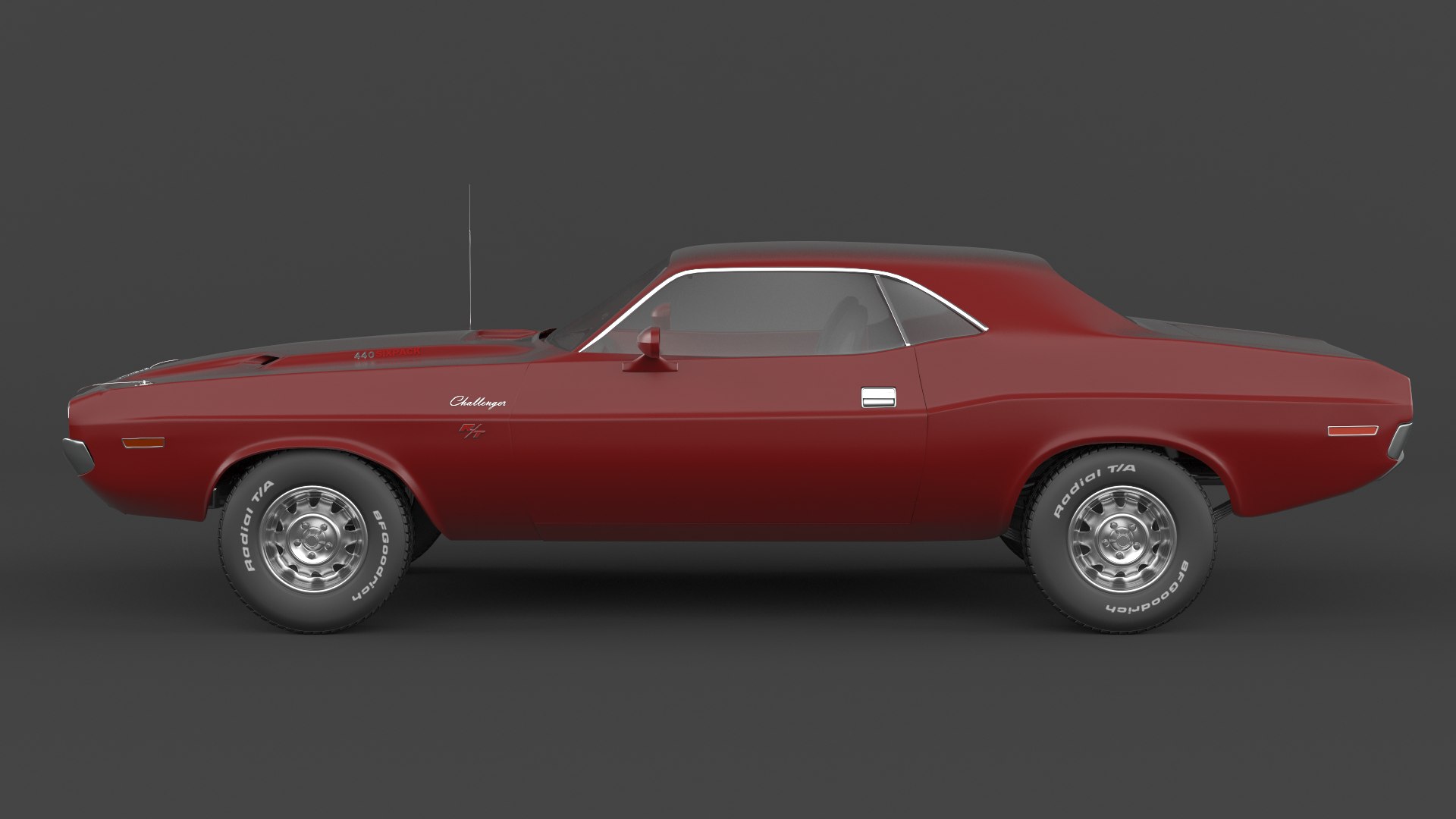 Dodge Challenger Model - TurboSquid 2058282