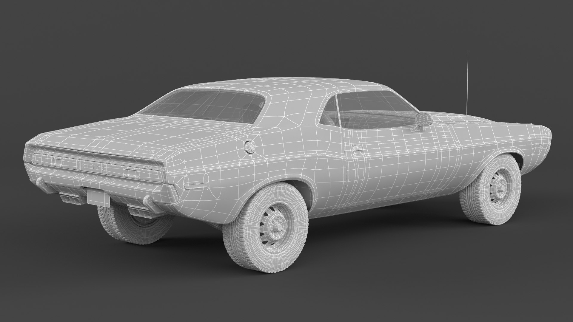 Dodge Challenger Model - TurboSquid 2058282