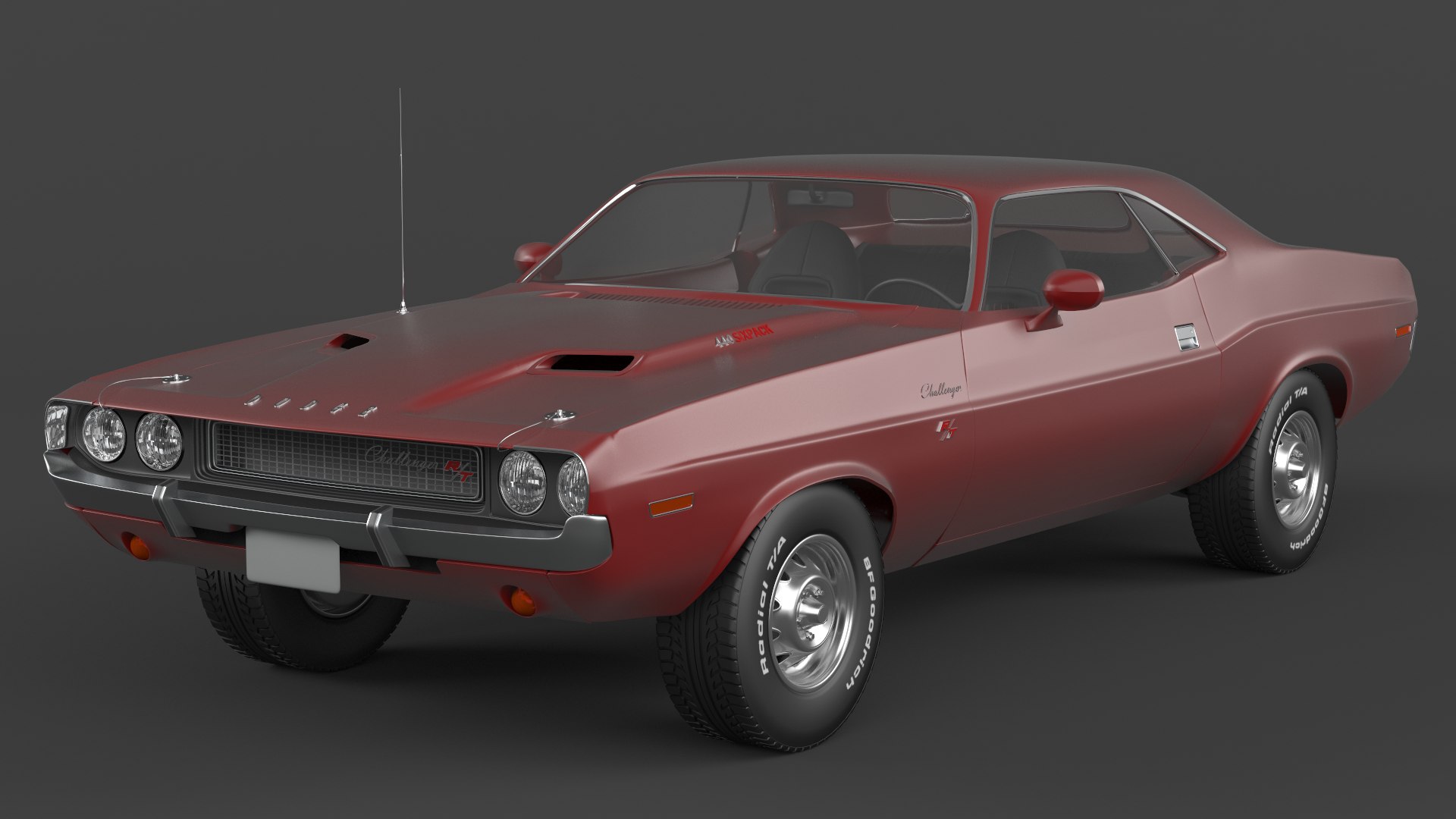 Dodge Challenger Model - TurboSquid 2058282