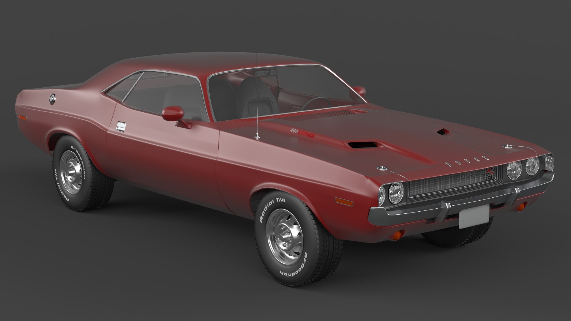 Dodge Challenger Model - TurboSquid 2058282