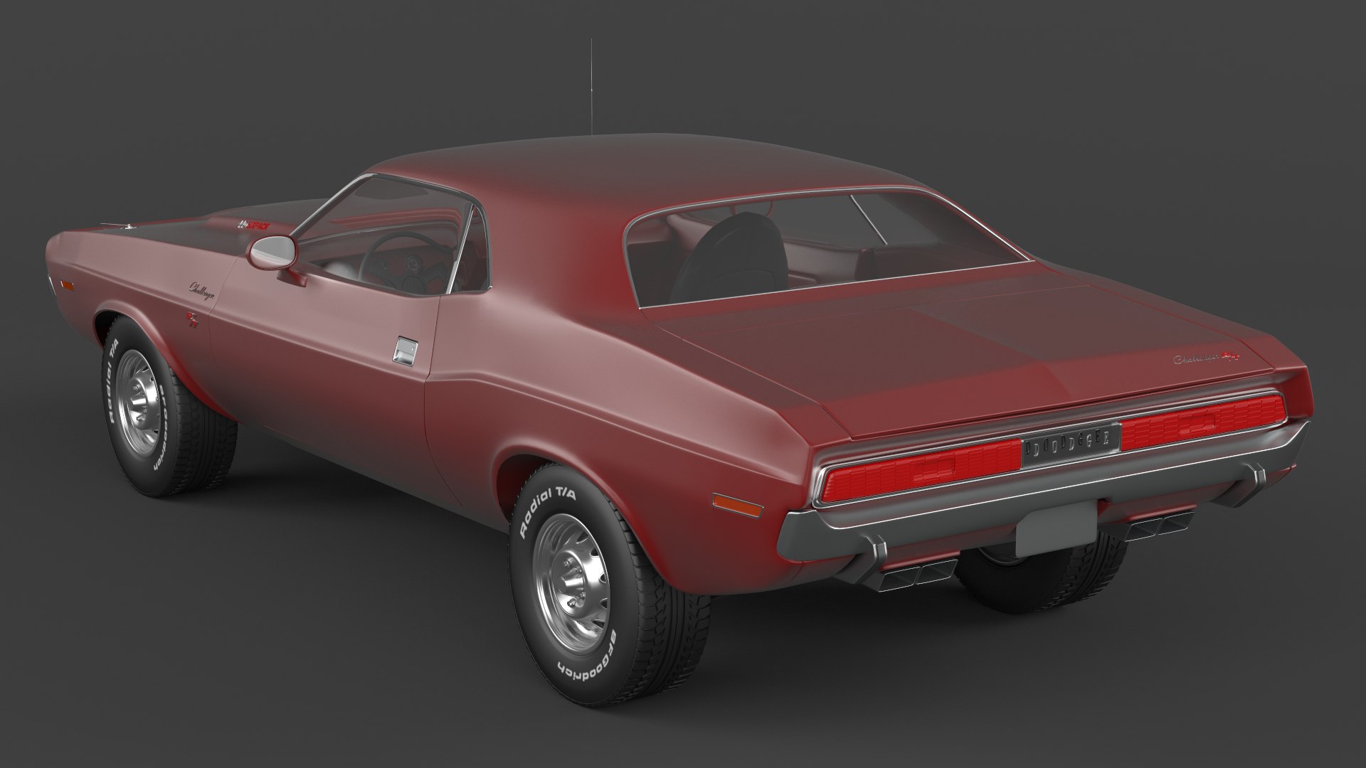 Dodge Challenger Model - TurboSquid 2058282