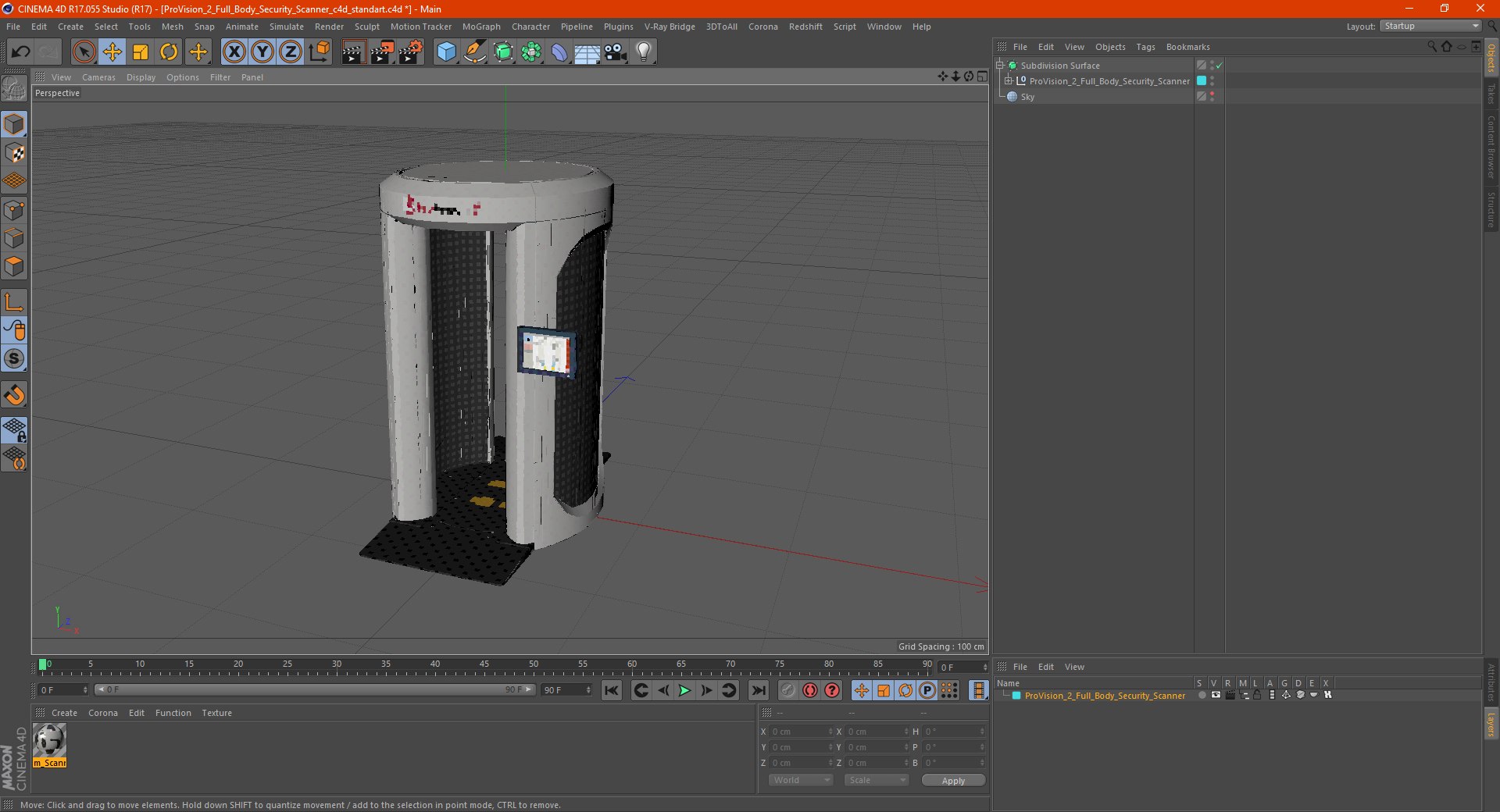 Provision 2 body security 3D - TurboSquid 1681594
