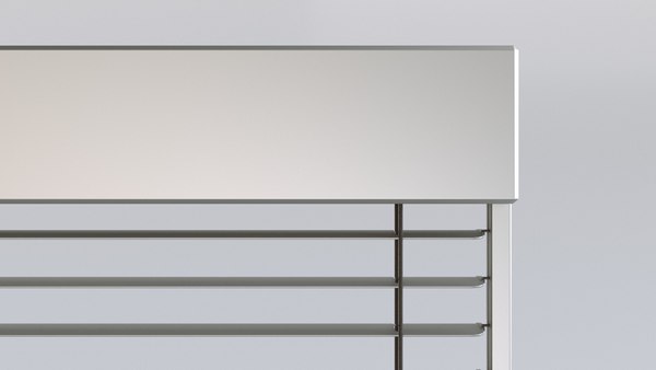 3D venetian blinds rails x - TurboSquid 1583871