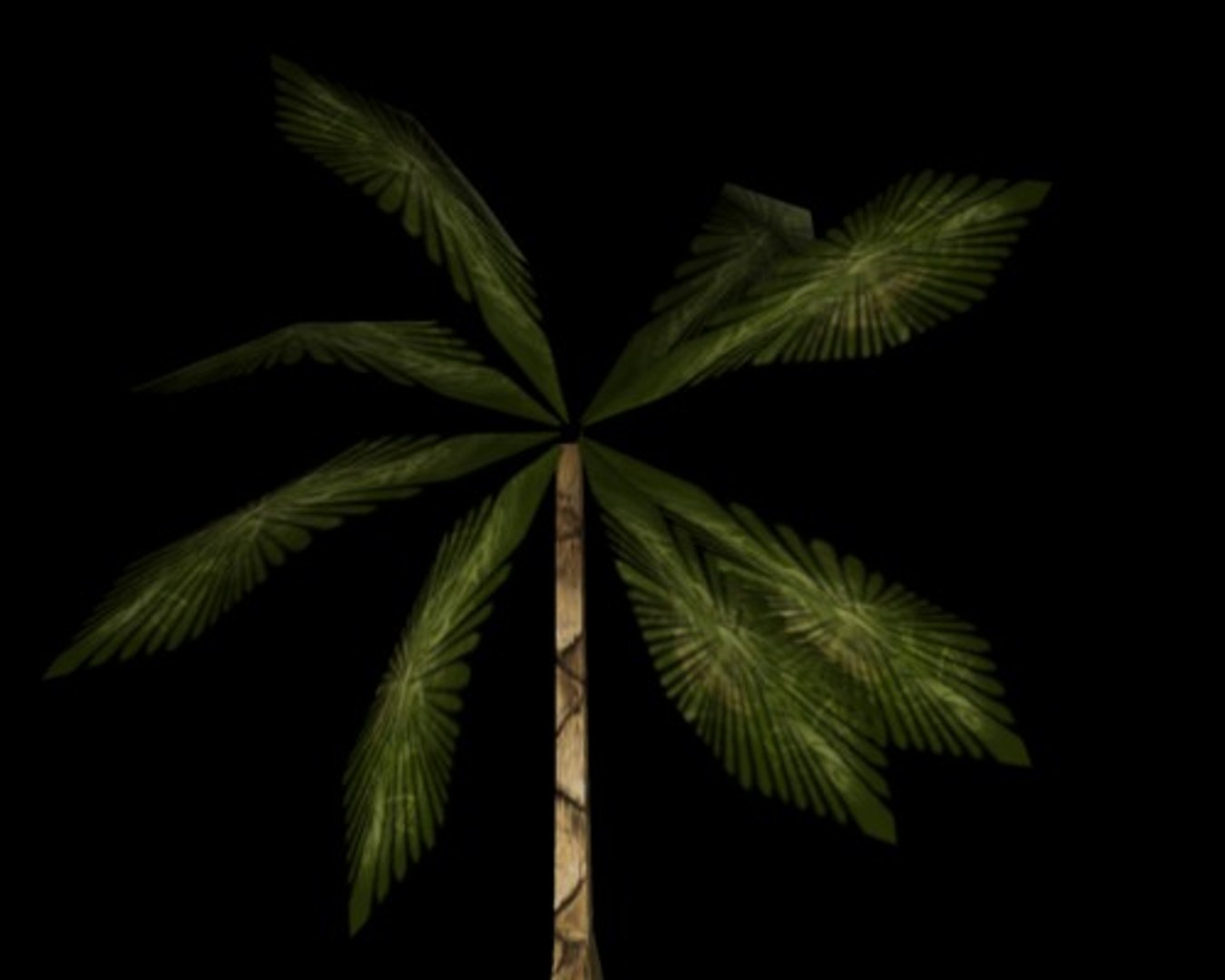 3d Model Of Tree Alpha Mask