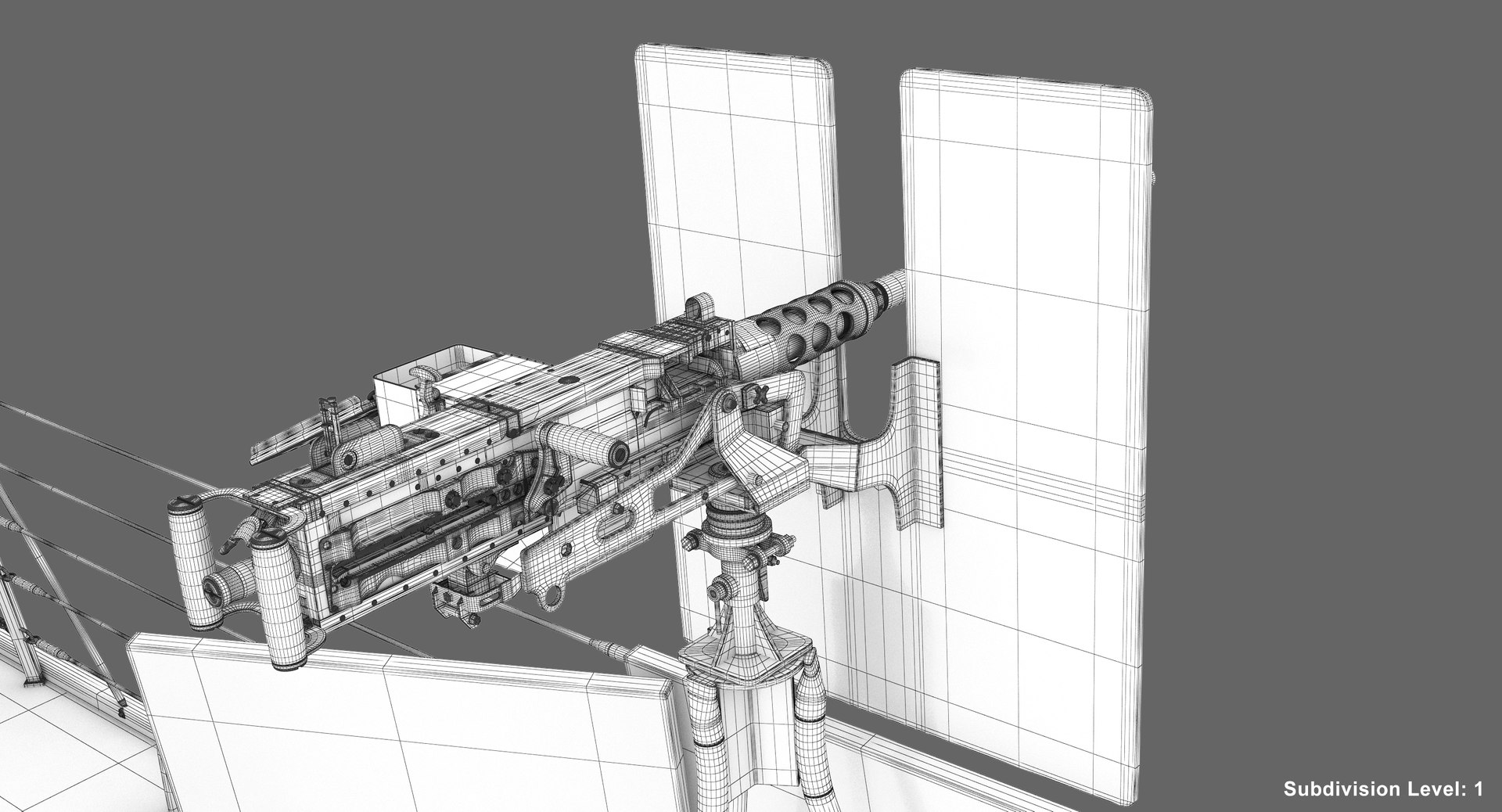 3D model uss shoup - TurboSquid 1377070