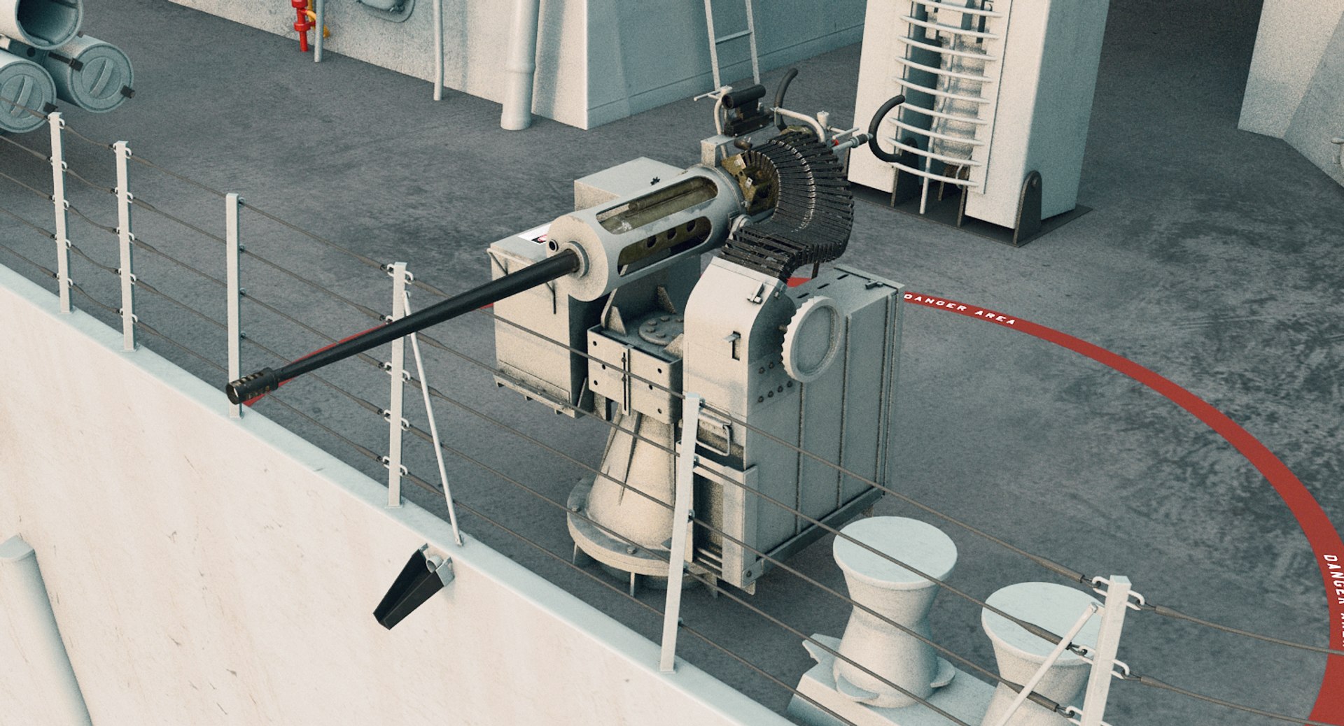 3D model uss shoup - TurboSquid 1377070