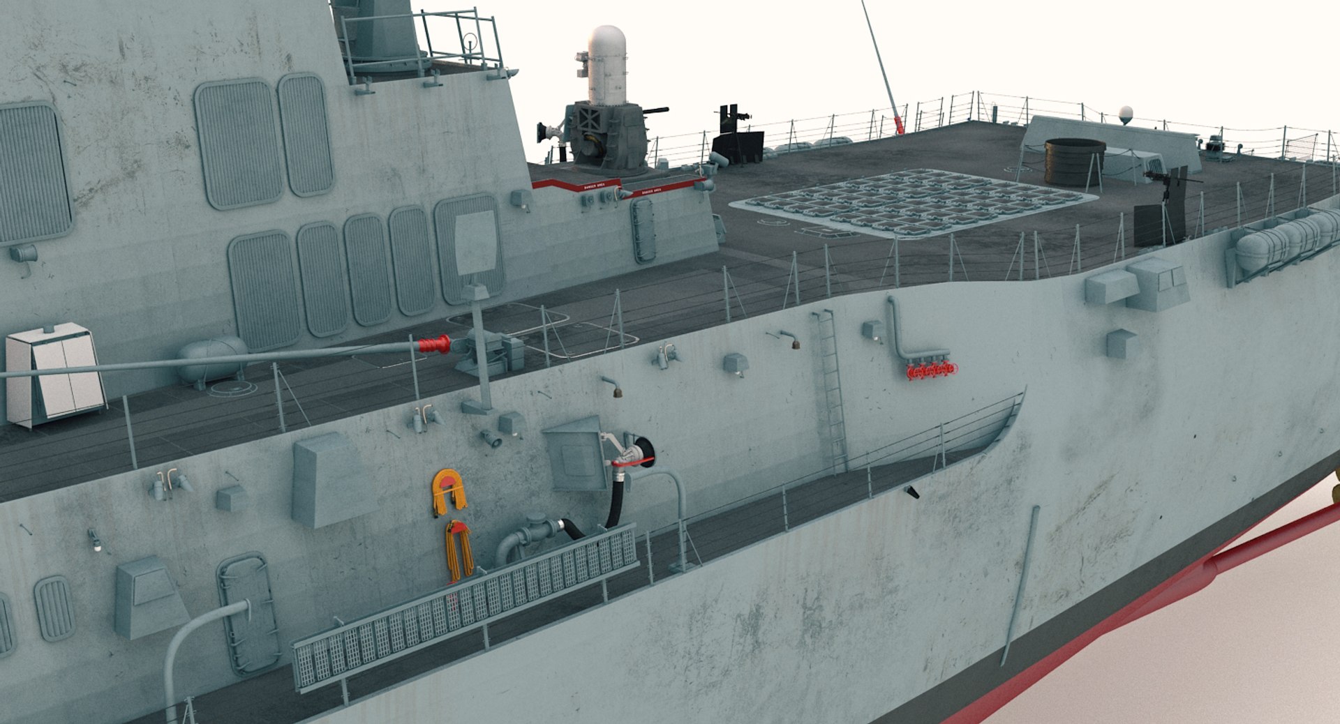 3D model uss shoup - TurboSquid 1377070