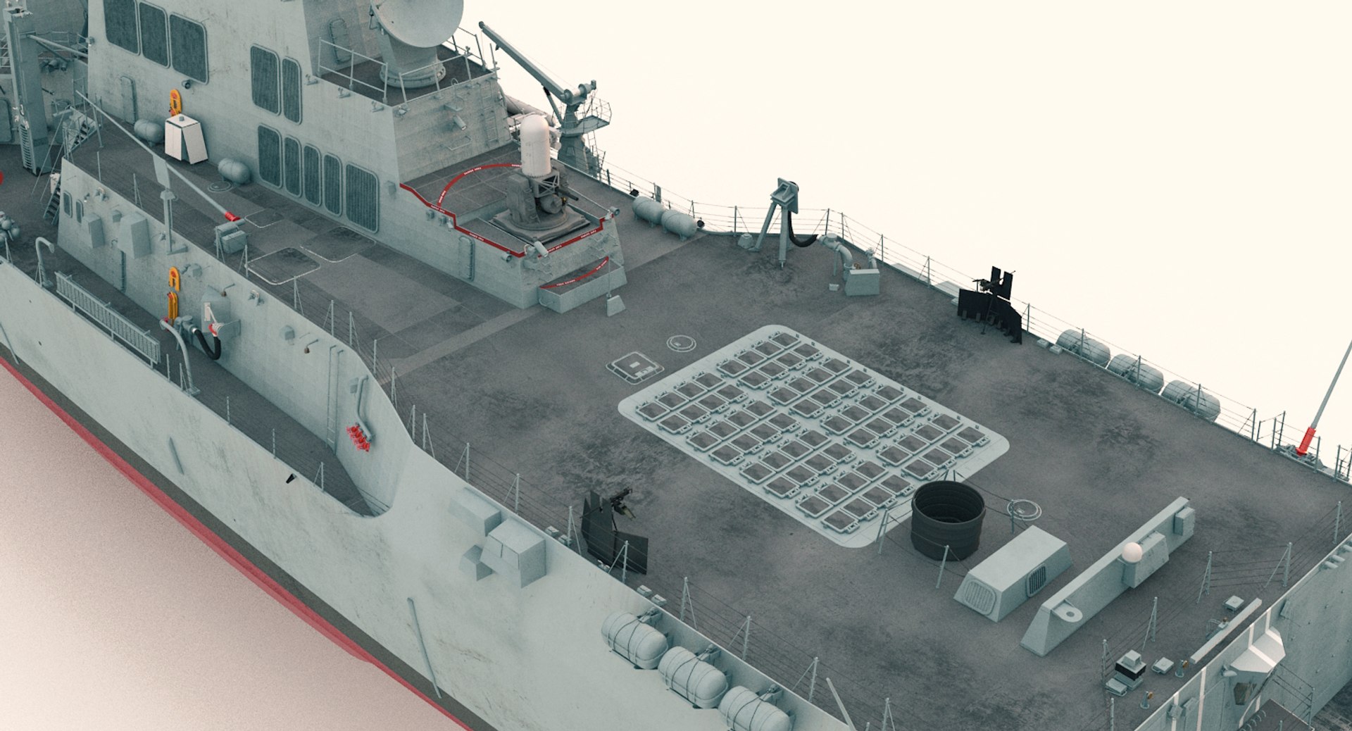 3D model uss shoup - TurboSquid 1377070